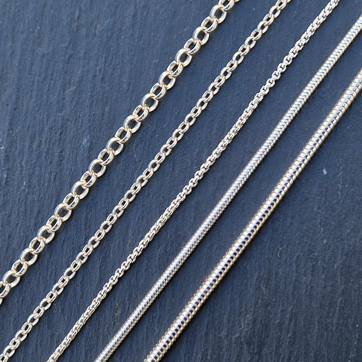 Silver chains – Jewellery by Lucy Campbell