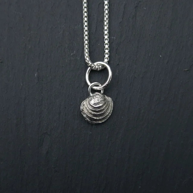Oyster Shell Pendant - Silver – Jewellery by Lucy Campbell