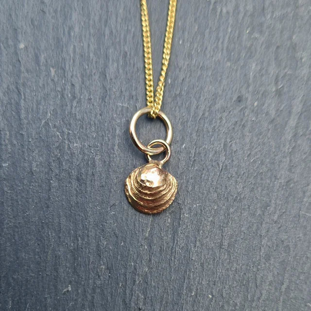 Oyster Shell Pendant - Gold – Jewellery by Lucy Campbell