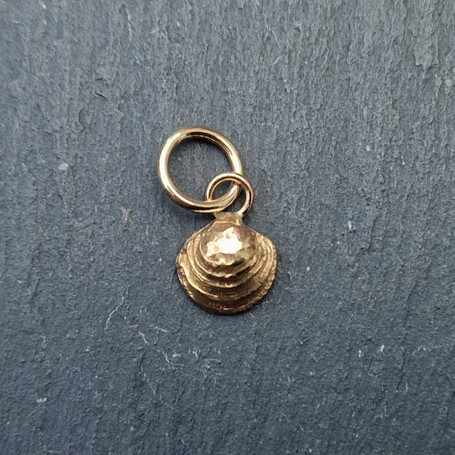 Oyster Shell Charm - Gold – Jewellery by Lucy Campbell
